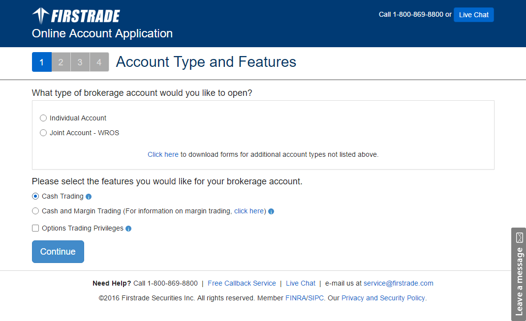 オプション取引におススメなFirstradeの口座登録方法 - 4father